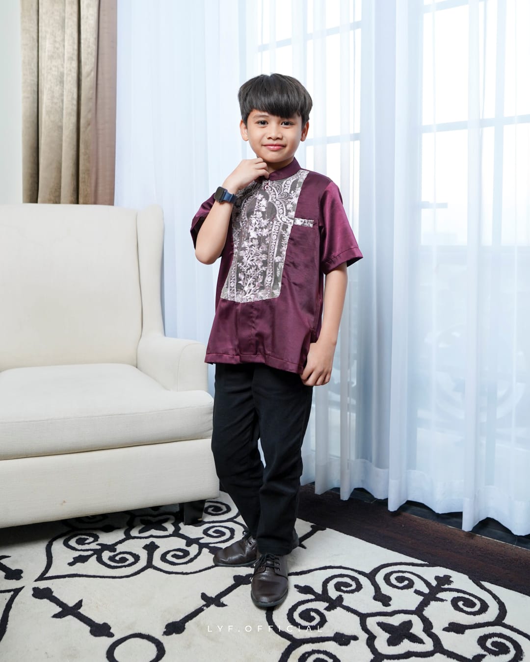 KEMEJA NATHAN KIDS - MYLYF OFFICIAL - Love Yourself First